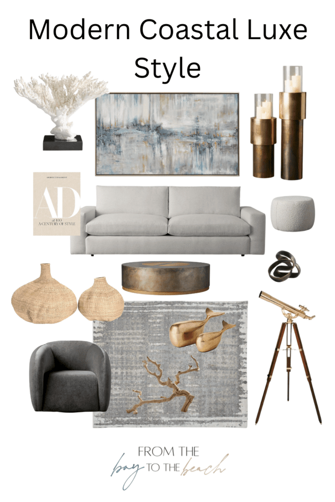 Styling Our Home: Modern Coastal Luxe