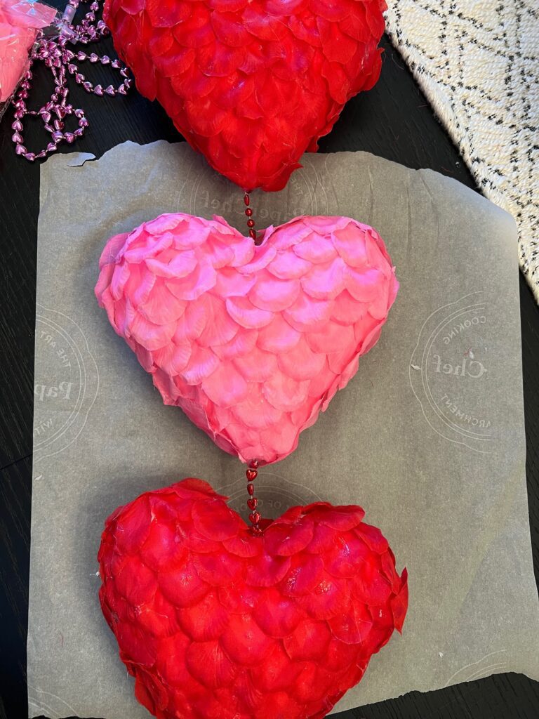 DIY Valentine’s Day Hanging Heart Decoration